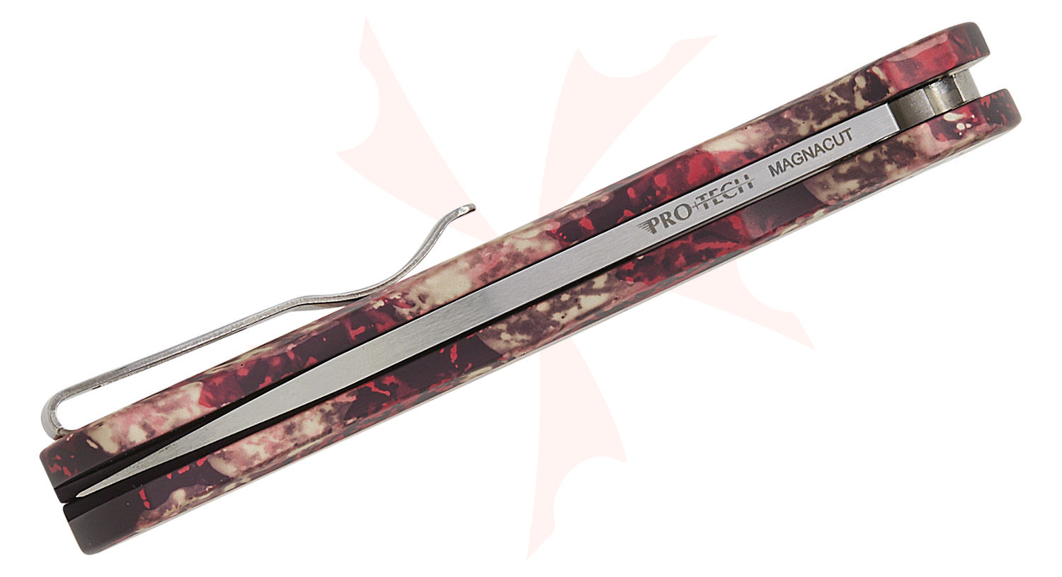 Pro-Tech 5300 Malibu Manual Flipper Knife 3.3" CPM-MagnaCut Satin ...