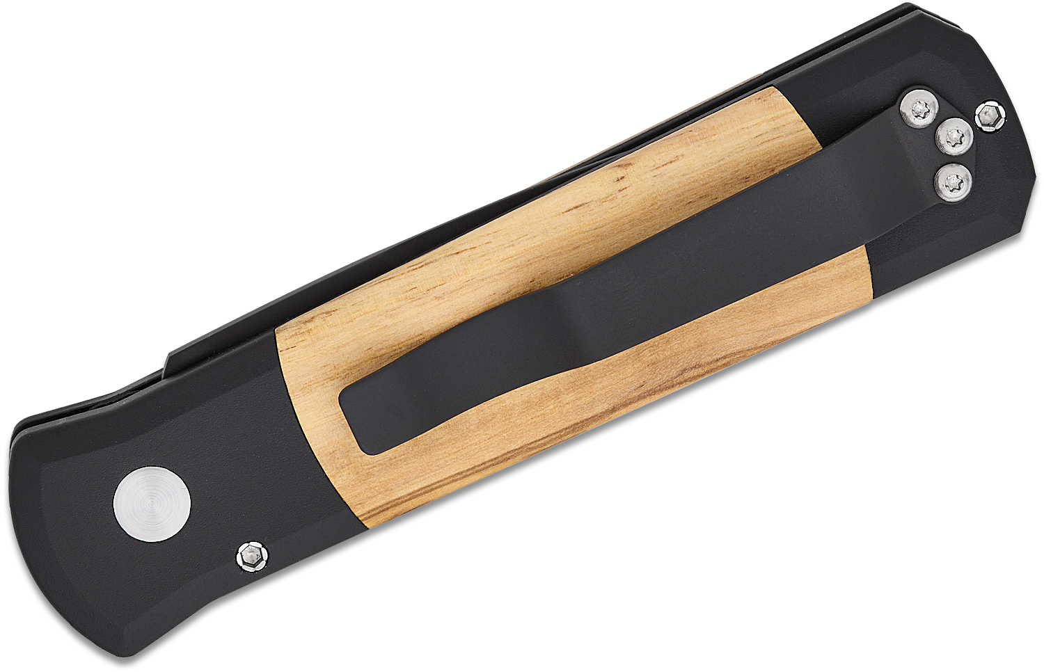 Pro-Tech 707 Godson AUTO Folding Knife 3.15" 154CM Black DLC Plain ...