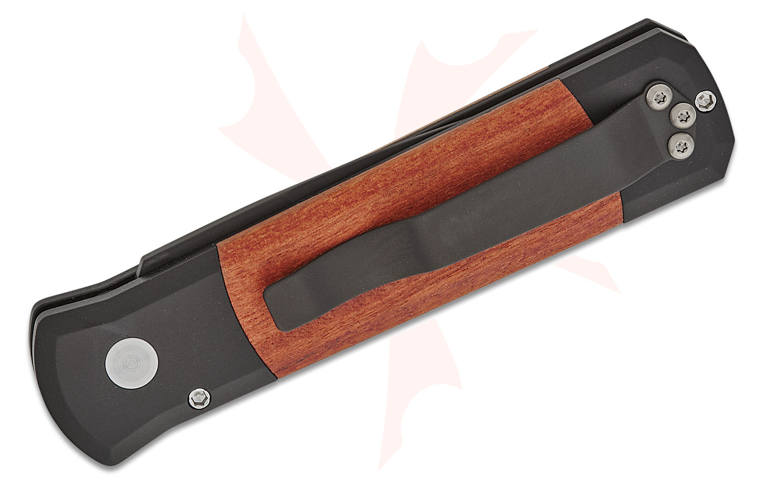 Pro-Tech 707 Godson AUTO Folding Knife 3.15" 154CM Black DLC Plain ...