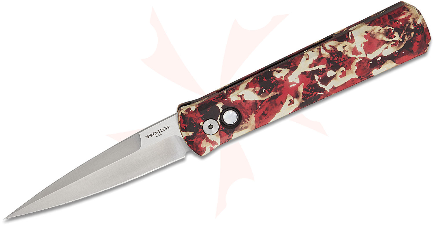 Pro-Tech 921 Godfather AUTO Folding Knife 4" 154CM Satin Plain Blade ...