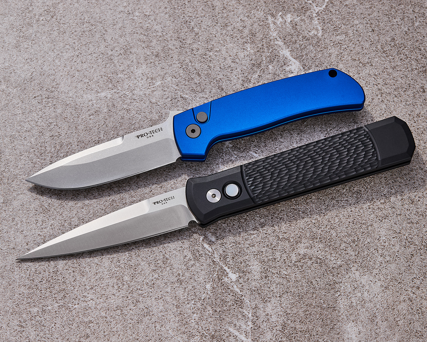 Pro-Tech Bob Terzuola ATCF AUTO Folding Knife 3.5" 154CM Stonewashed ...