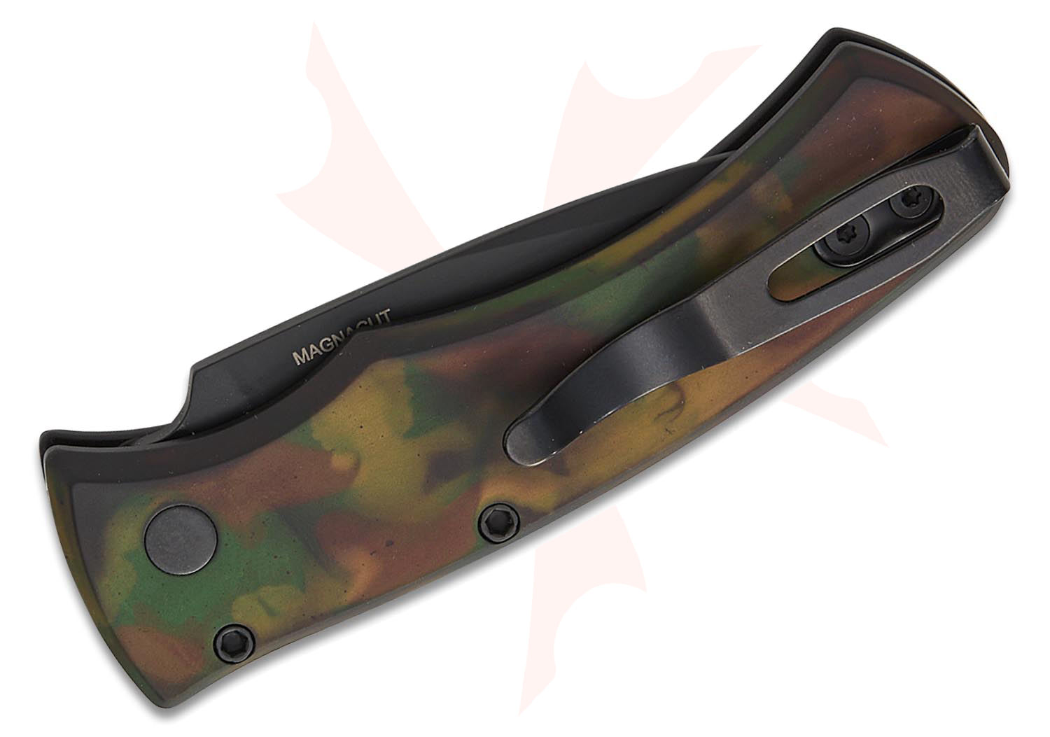 Pro-Tech Duke 2 AUTO Folding Knife 2.625" CPM-MagnaCut Black DLC Drop ...