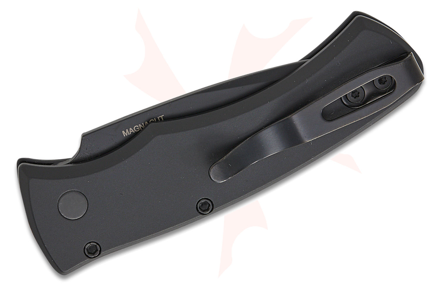 Pro-Tech Duke 2 AUTO Folding Knife 2.625" CPM-MagnaCut Black DLC Drop ...