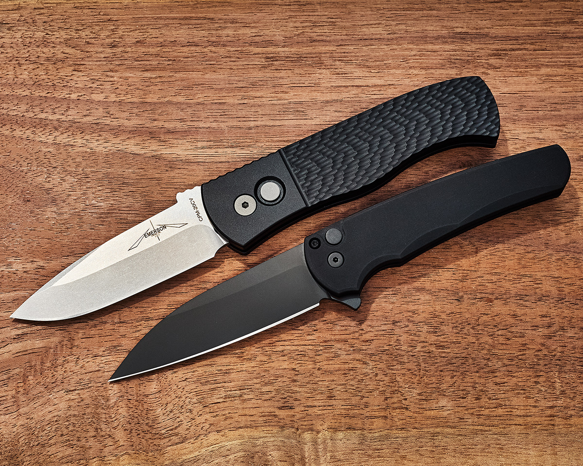 Pro-Tech Emerson CQC7A AUTO Folding Knife 3.25" CPM-20CV Stonewashed ...