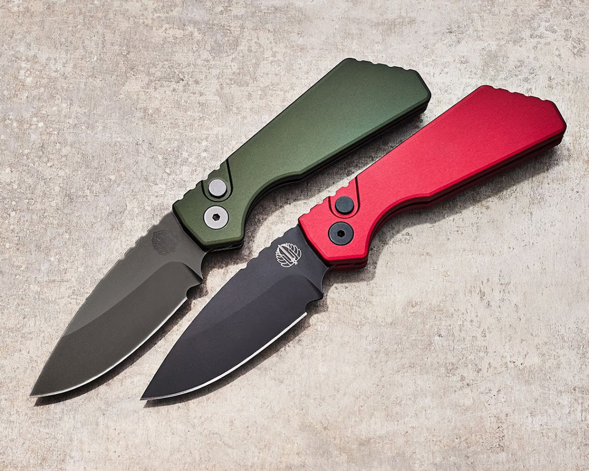 Pro-Tech Strider PT& AUTO Folding Knife 3.05" CPM-CruWear Black DLC ...