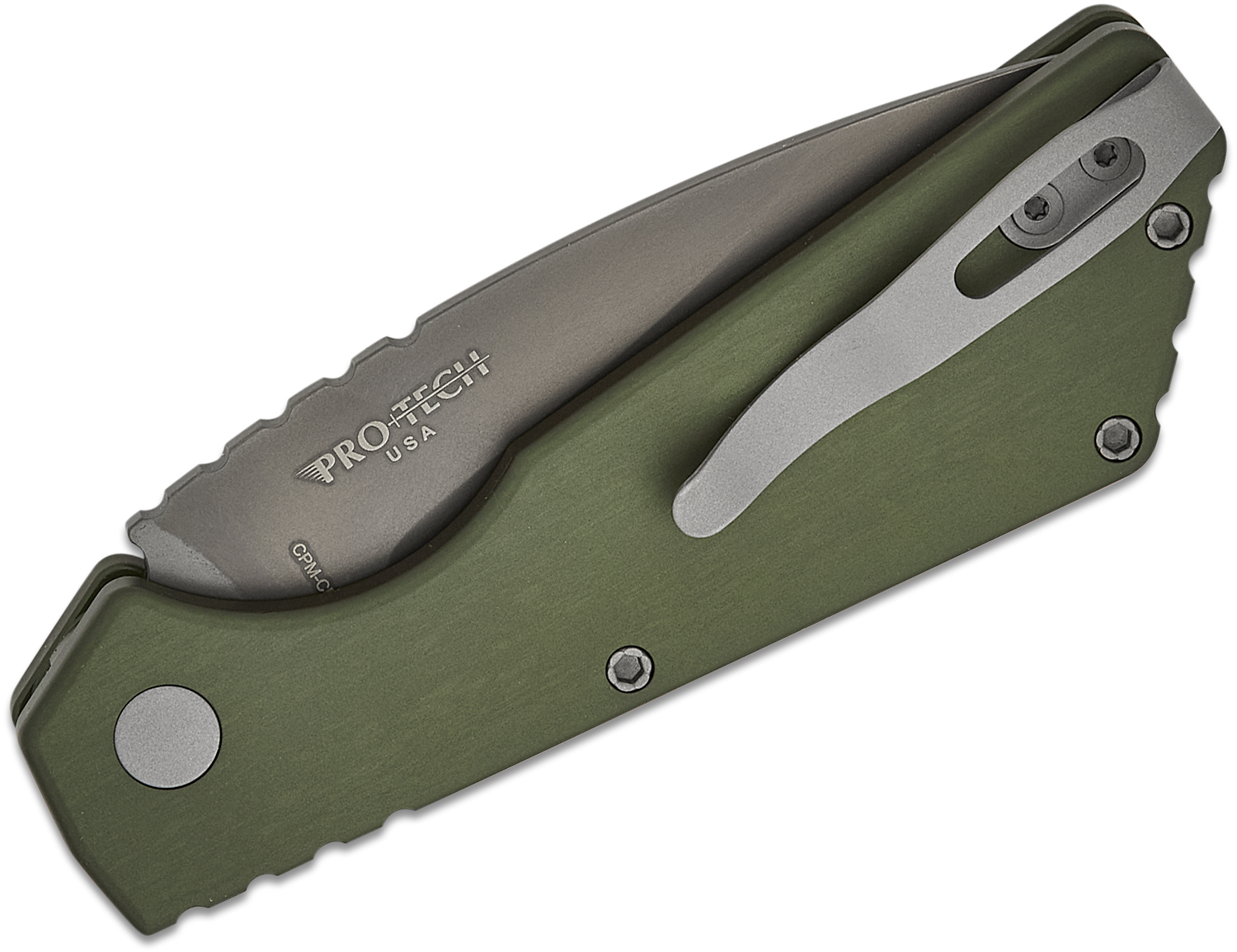 Pro-Tech Strider PT& AUTO Folding Knife 3.05" CPM-CruWear Smokey Gray ...