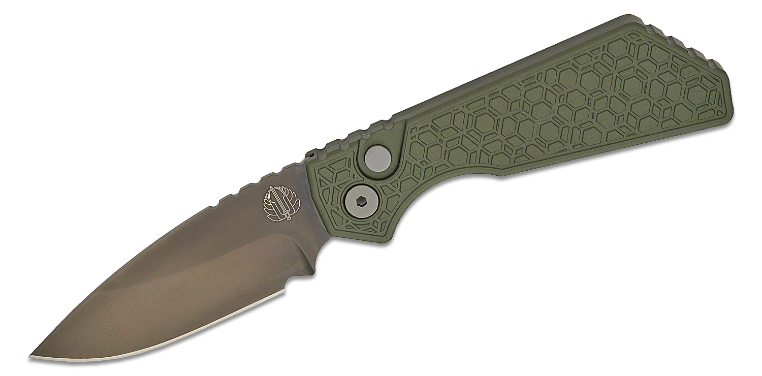 Pro-Tech Strider PT& AUTO Folding Knife 3.05" CPM-CruWear Smokey Gray ...