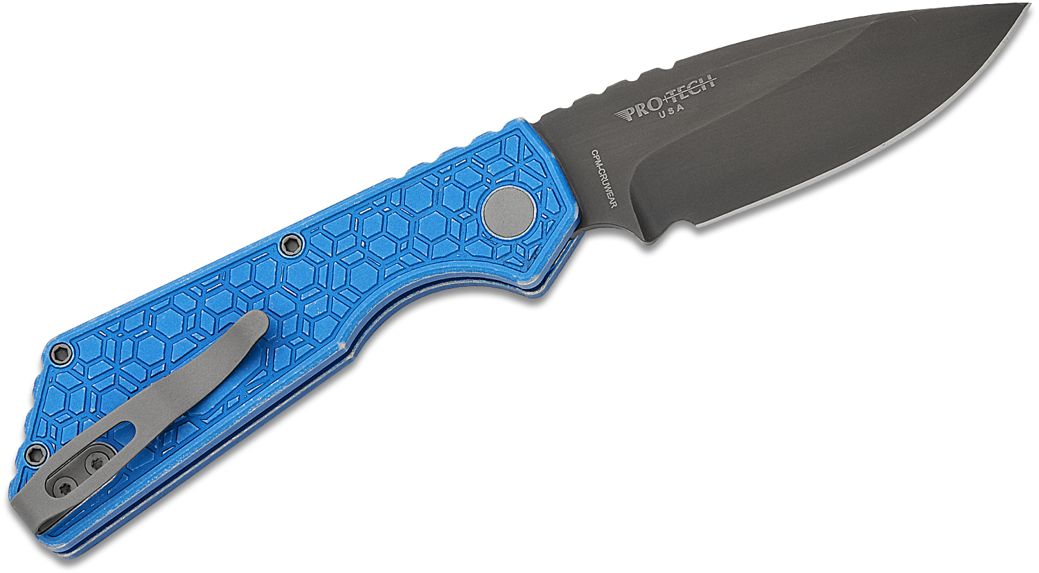 Pro-Tech Strider PT& AUTO Folding Knife 3.05" CPM-CruWear Smokey Gray ...
