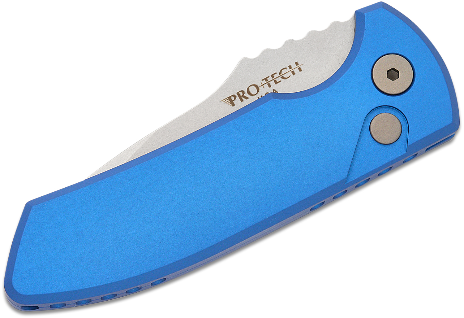 Pro-Tech LG401 Les George SBR Short Bladed Rockeye AUTO Folding Knife 2.5" S35VN Stonewashed ...