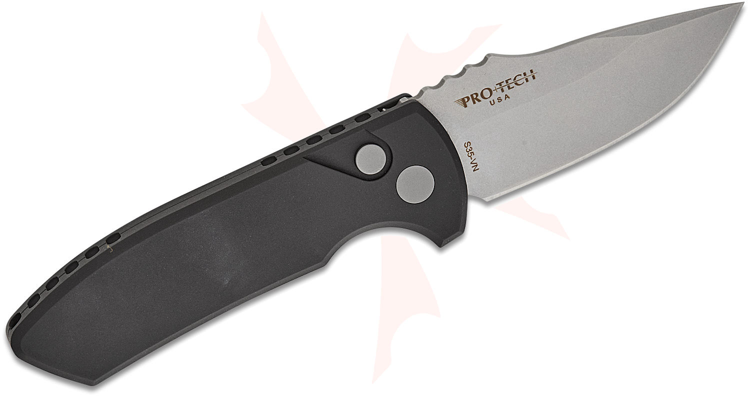 Pro-Tech LG401 Left Handed Les George SBR Short Bladed Rockeye AUTO Folding Knife 2.5" CPM-S35VN ...