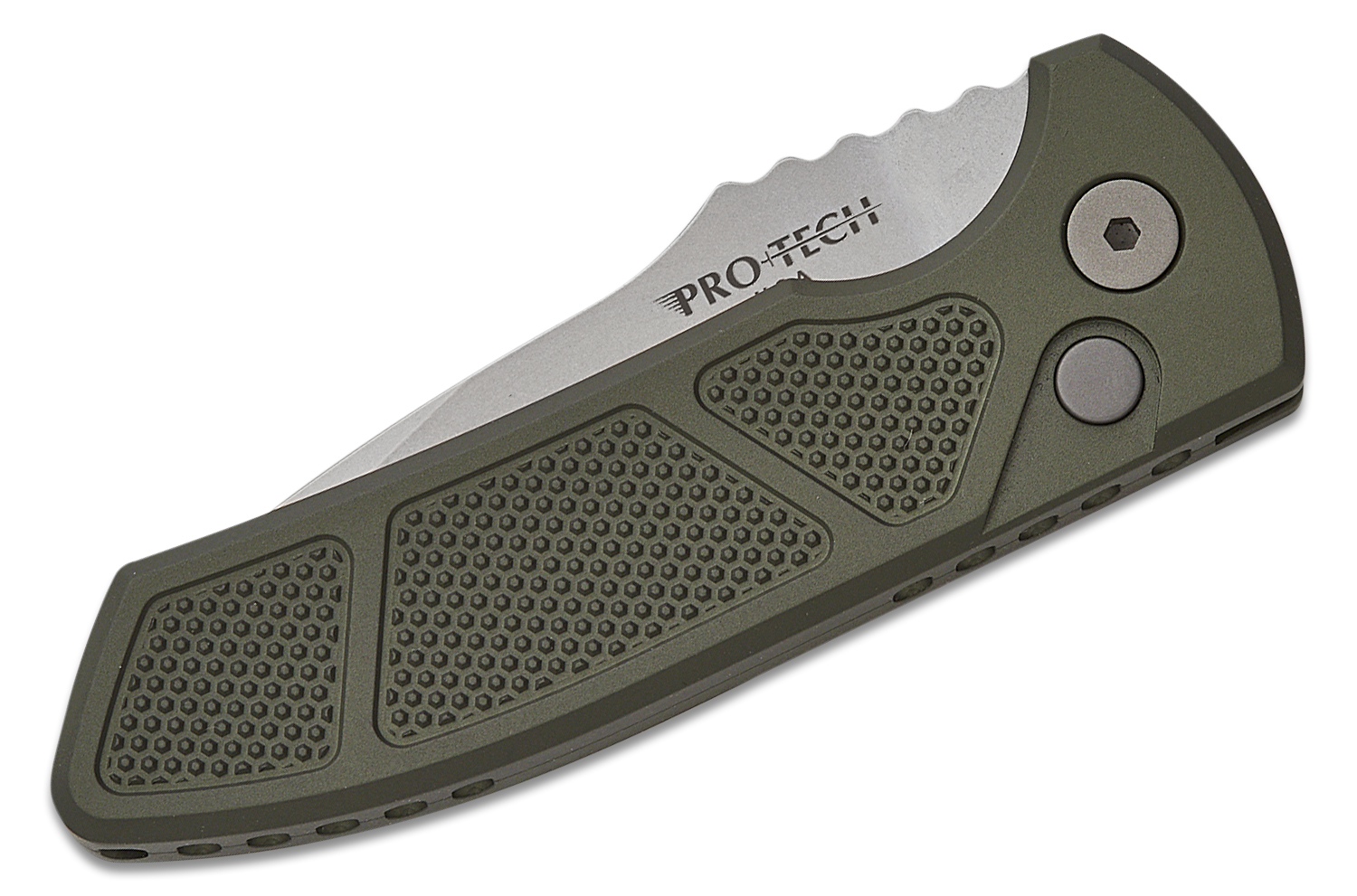 Pro-Tech LG405 Les George SBR Short Bladed Rockeye AUTO Folding Knife 2.5" S35VN Stonewashed ...