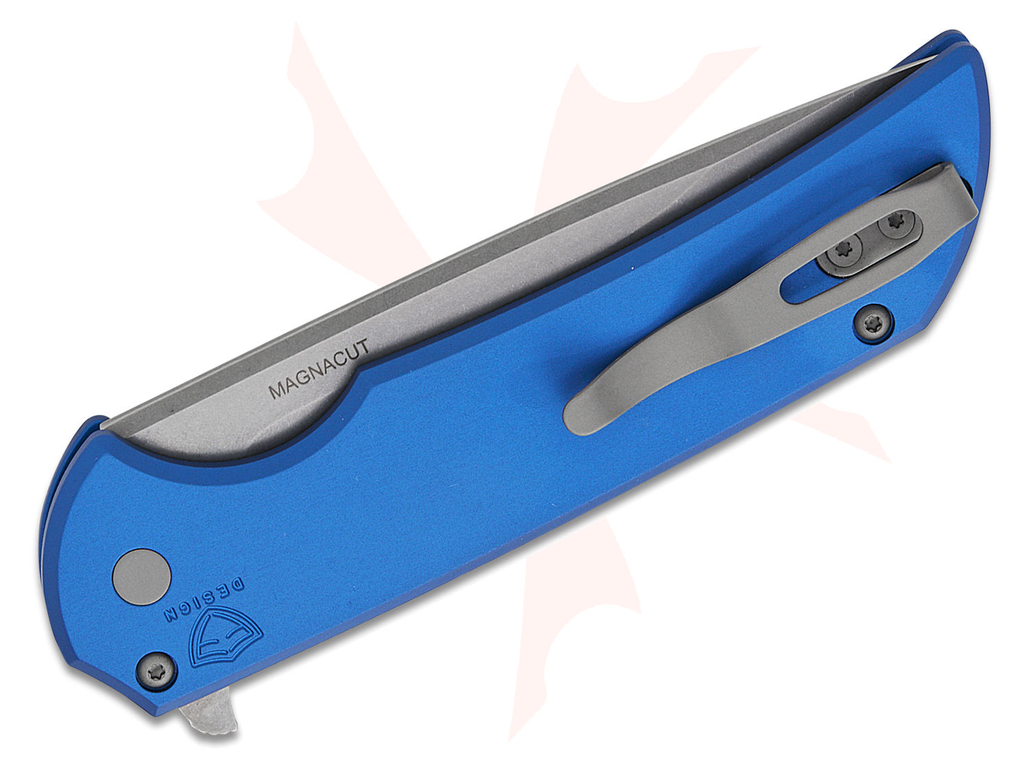 Pro-Tech/Ferrum Forge Mordax Manual Flipper Knife 3.75" CPM-MagnaCut ...