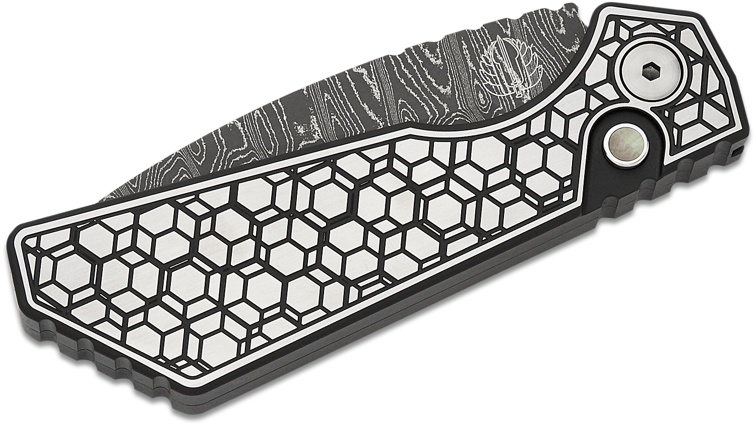 Pro-Tech Strider Custom PT& AUTO Folding Knife 3.05" Nichols Ladder ...