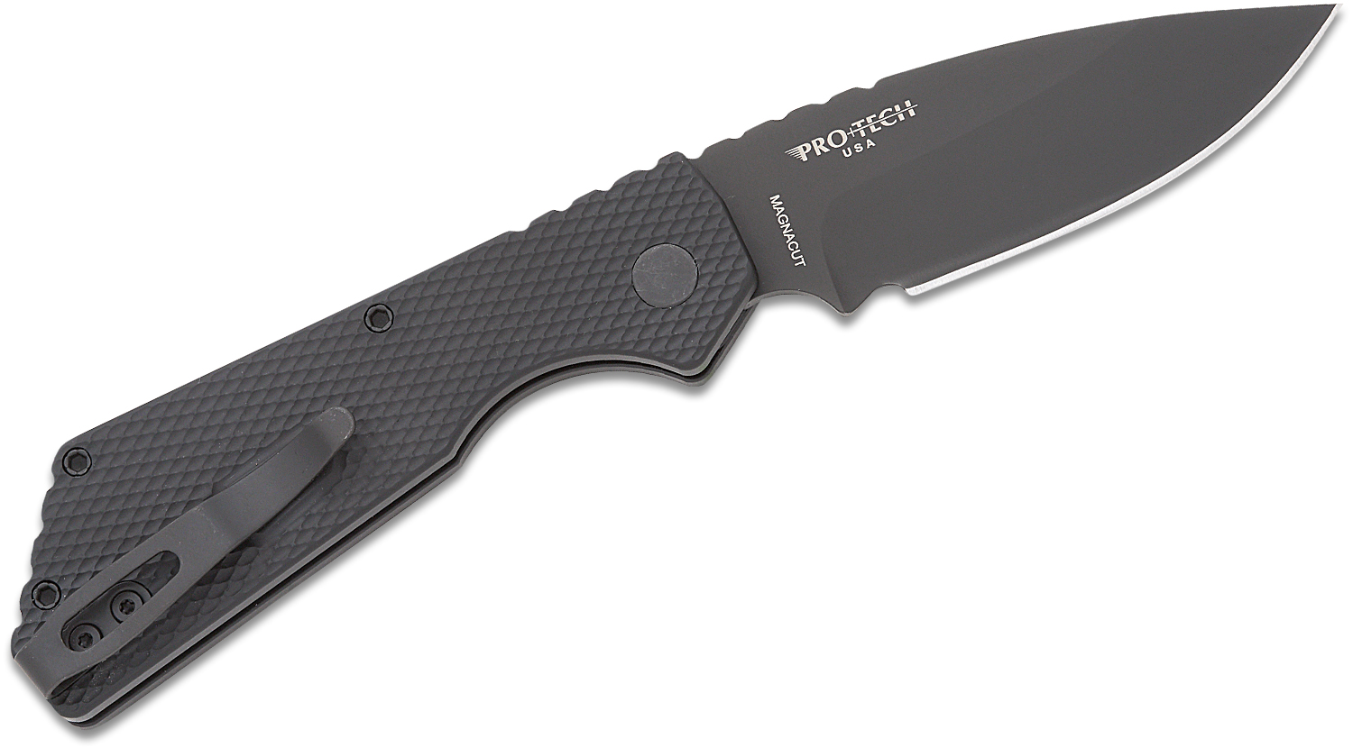 Pro-Tech Strider PT207 PT& AUTO Folding Knife 3.05" CPM-MagnaCut Black ...