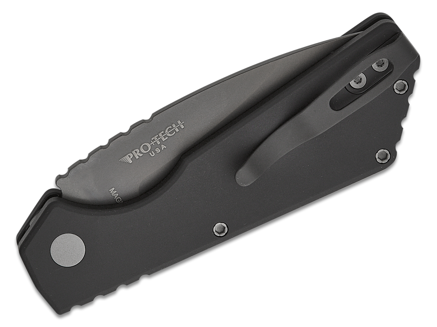 Pro-Tech Strider PT221 PT& AUTO Folding Knife 3.05" CPM-MagnaCut Smokey ...