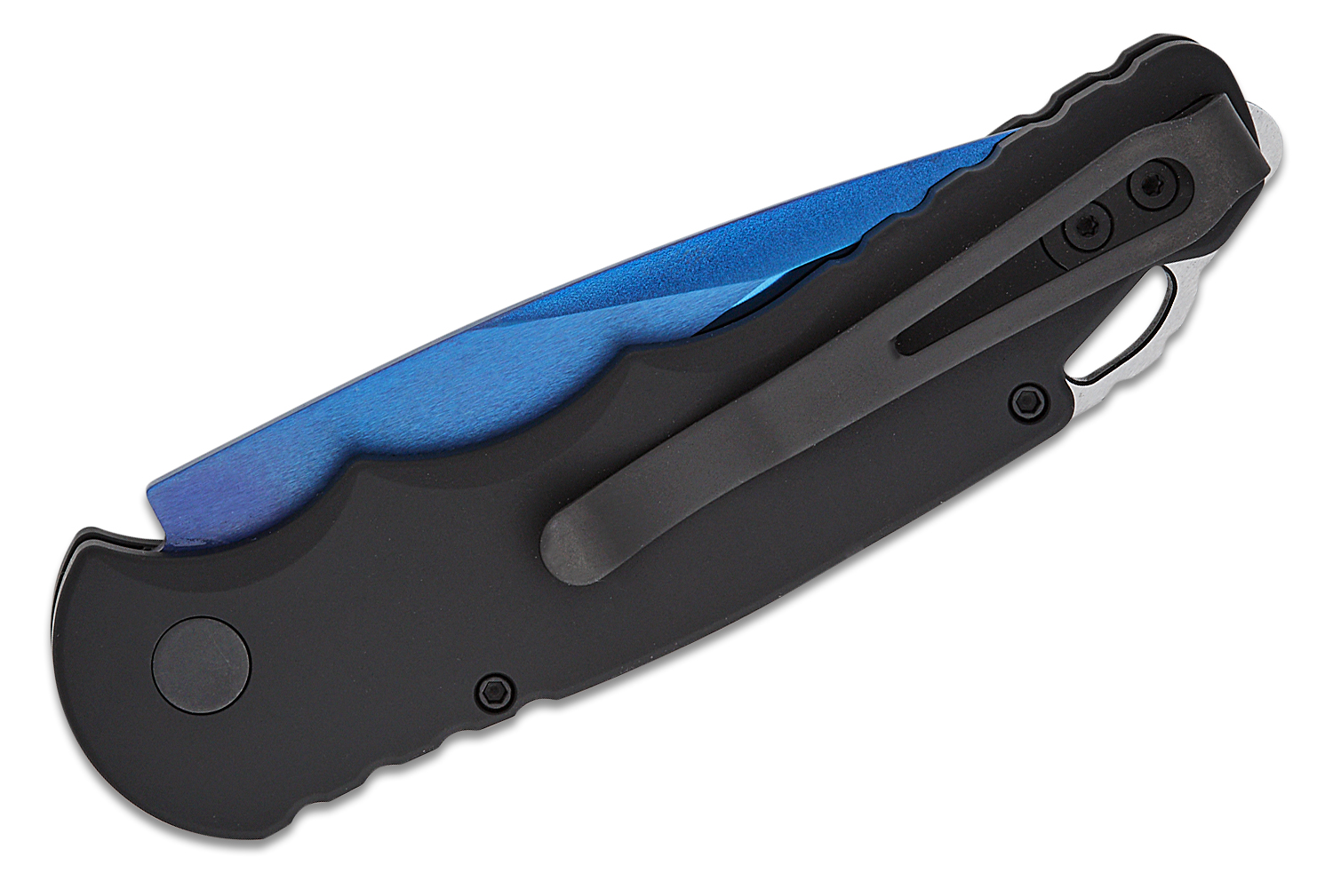 Pro-Tech TR-5 AUTO Folding Knife 3.25" 154CM Sapphire Blue Plain Blade ...