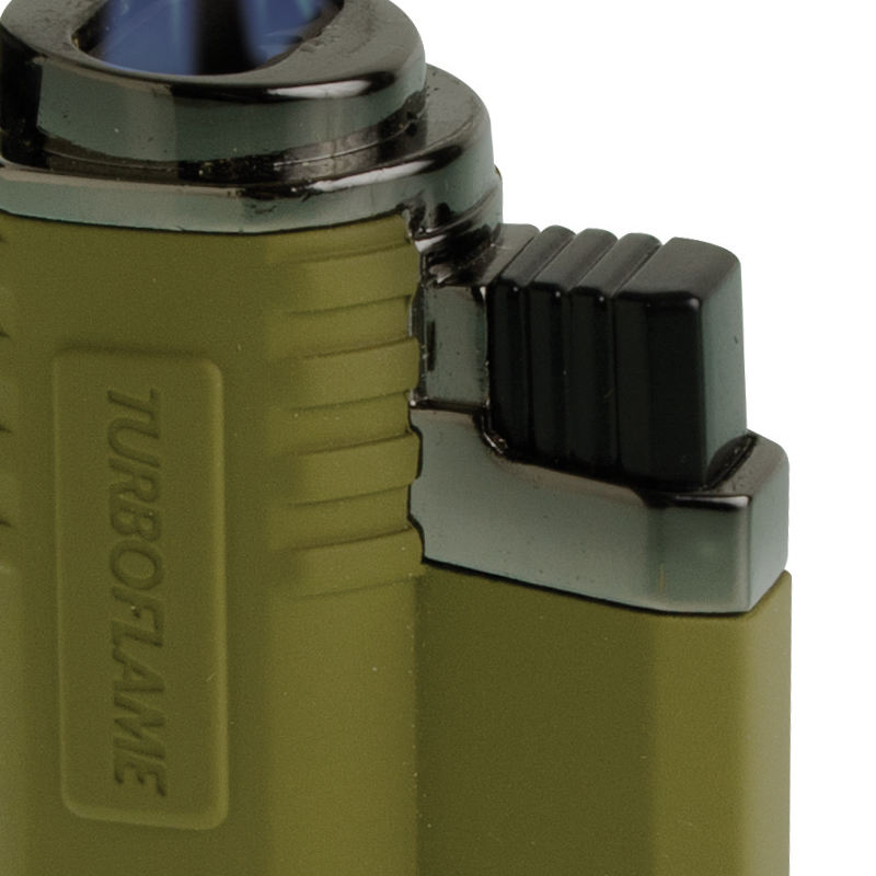 Turboflame VFlame Windproof Lighter, Matte Olive - KnifeCenter - 21097 ...