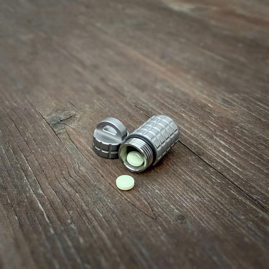 Prometheus Design Werx PDW Ti-Micro Pill Case, 1.37" Overall ...