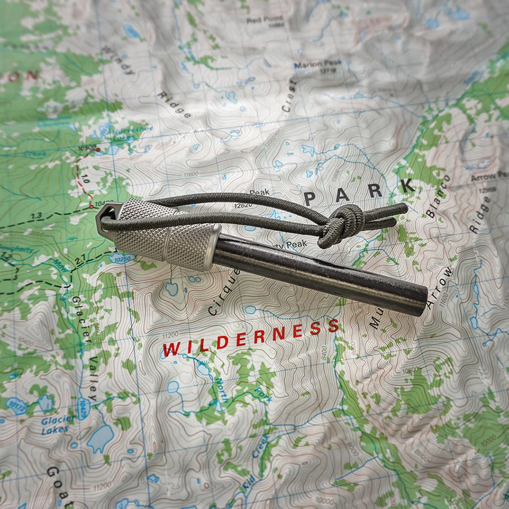 Prometheus Design Werx PDW Ti-SFR Stubby Ferro Rod Fire Steel ...