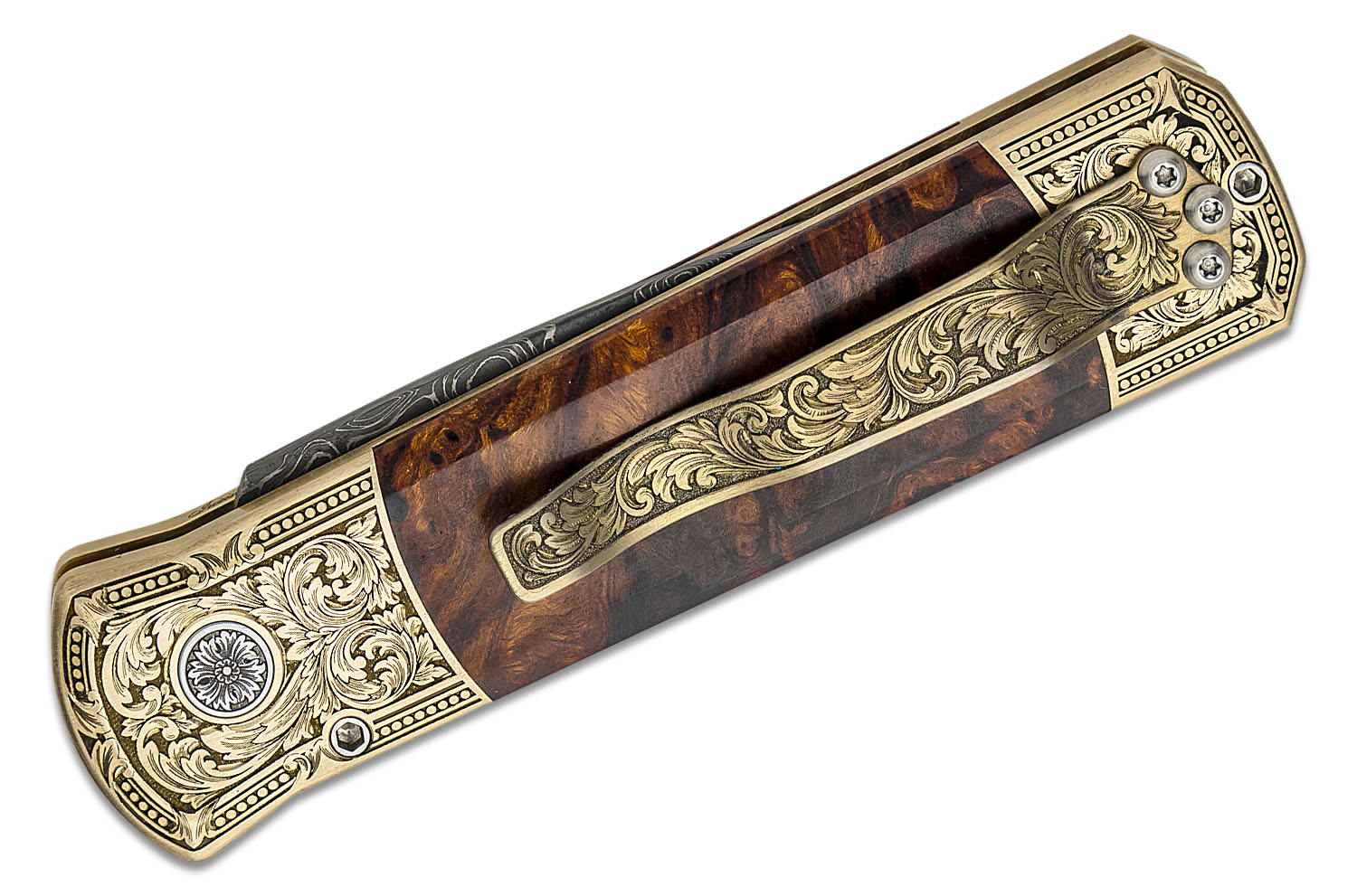 Pro-Tech Ultimate Custom Godson AUTO Folding Knife 3.15" VF Vines ...