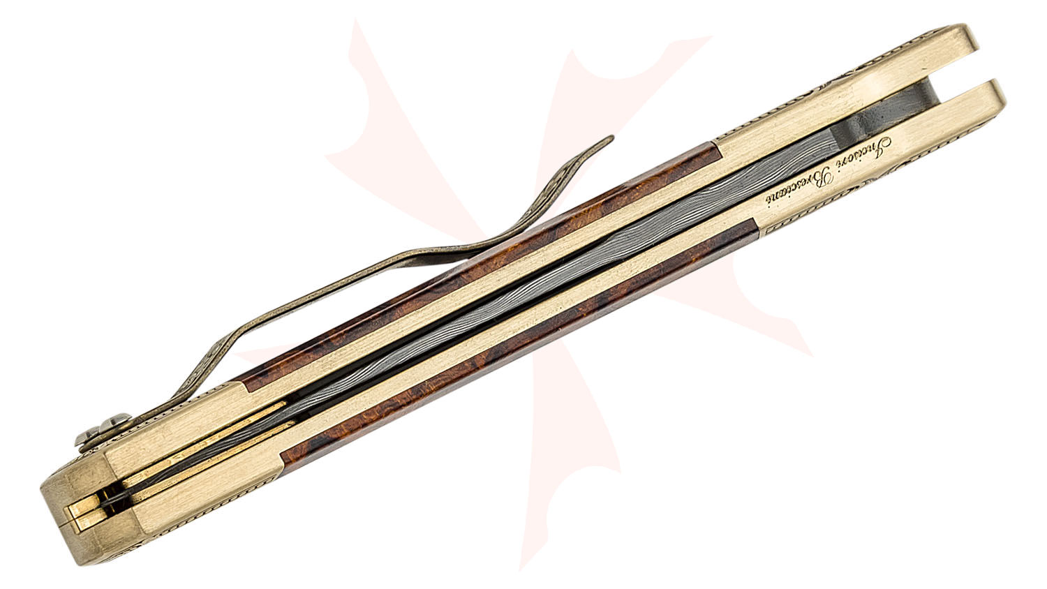 Pro-Tech Ultimate Custom Godson AUTO Folding Knife 3.15" VF Vines ...