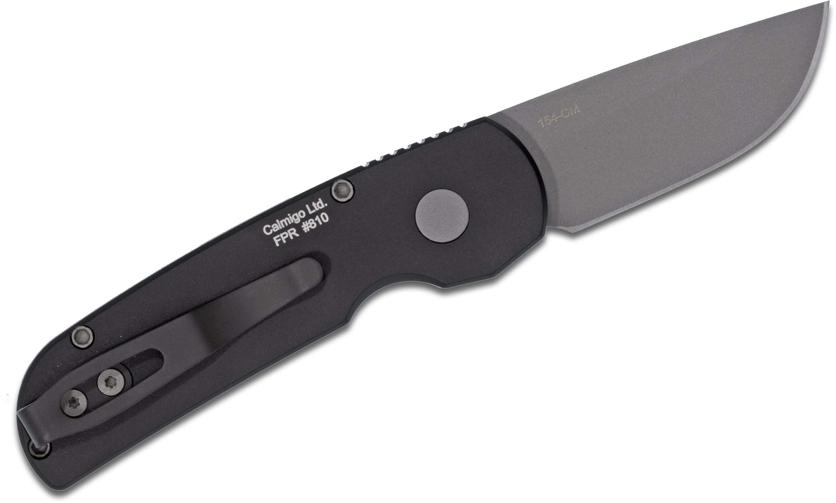 Pro-Tech 2201 Calmigo AUTO Folding Knife 2" 154CM Bead Blasted Plain ...