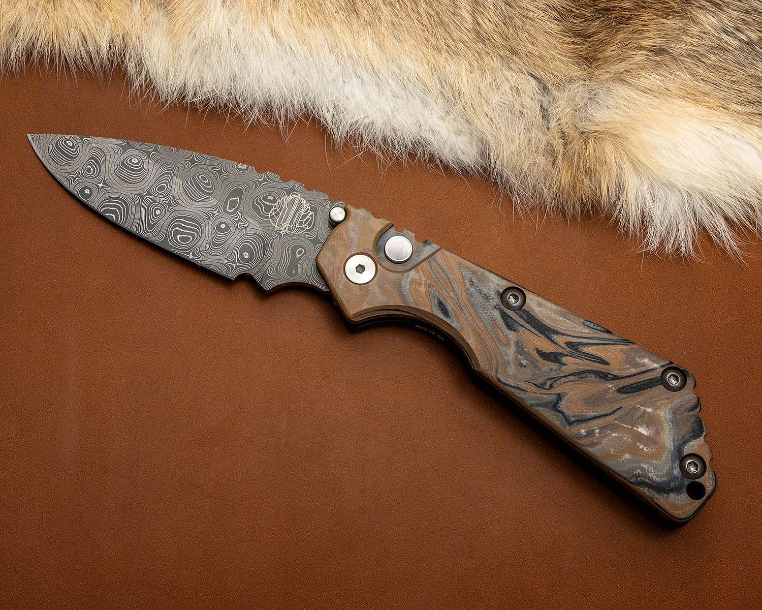 Pro-Tech Custom Strider SnG 2436DM AUTO Folding Knife 3.5" Nichols ...