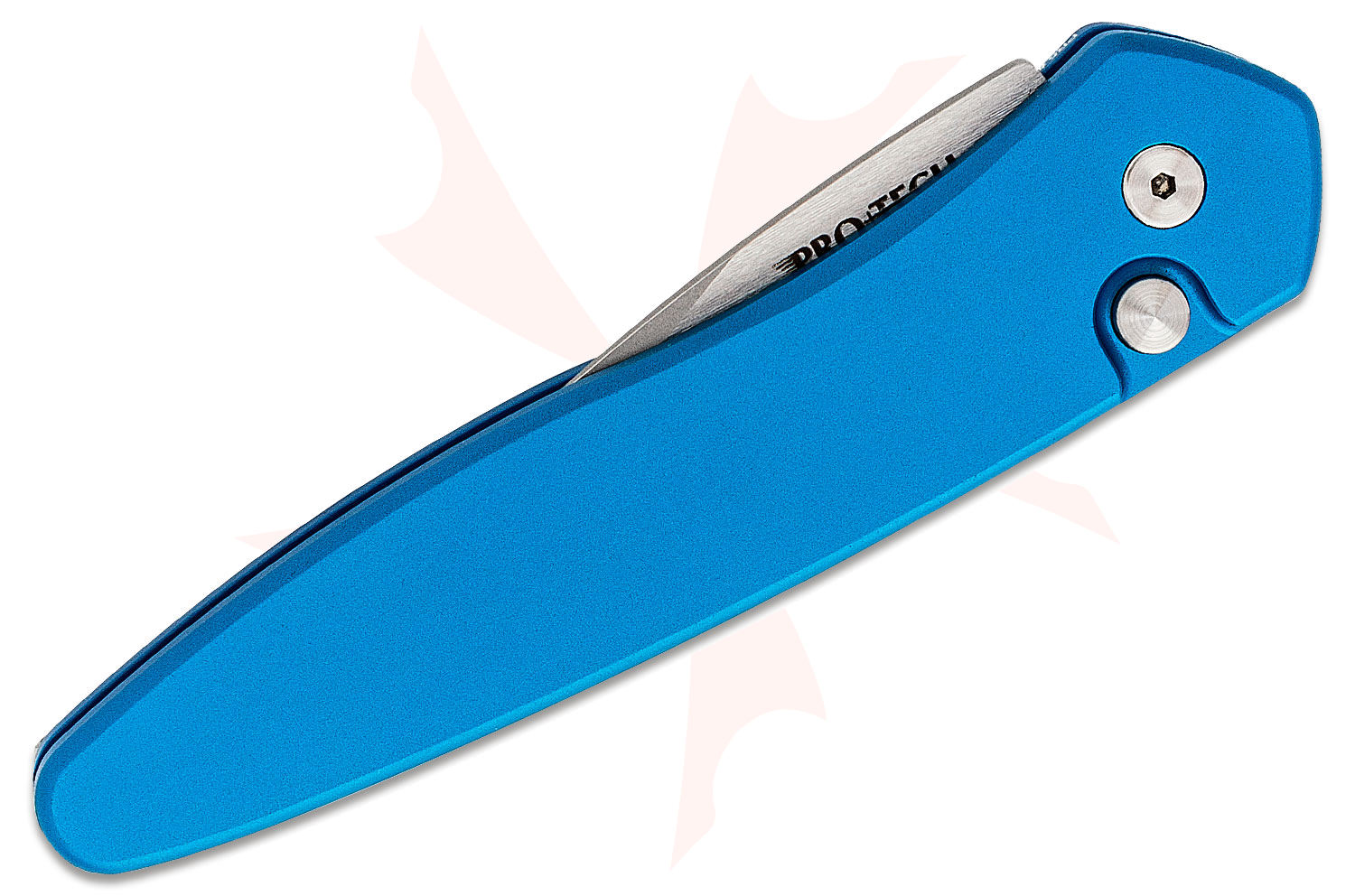 Pro-Tech 3605-Blue Half-Breed AUTO Folding Knife 1.95" S35VN ...