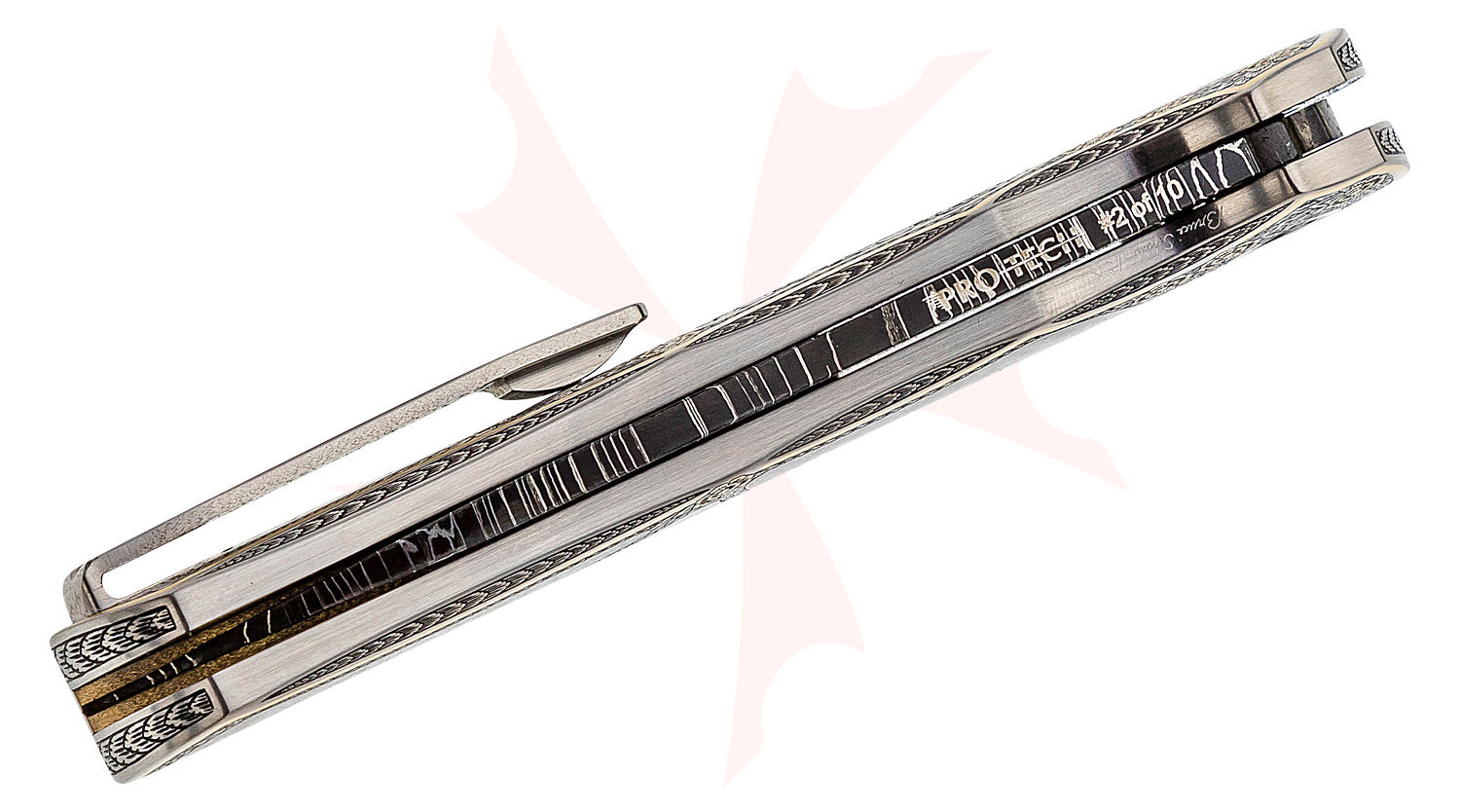 Pro-Tech Ultimate Custom Malibu Manual Flipper Knife 3.30" Nichols Mind ...