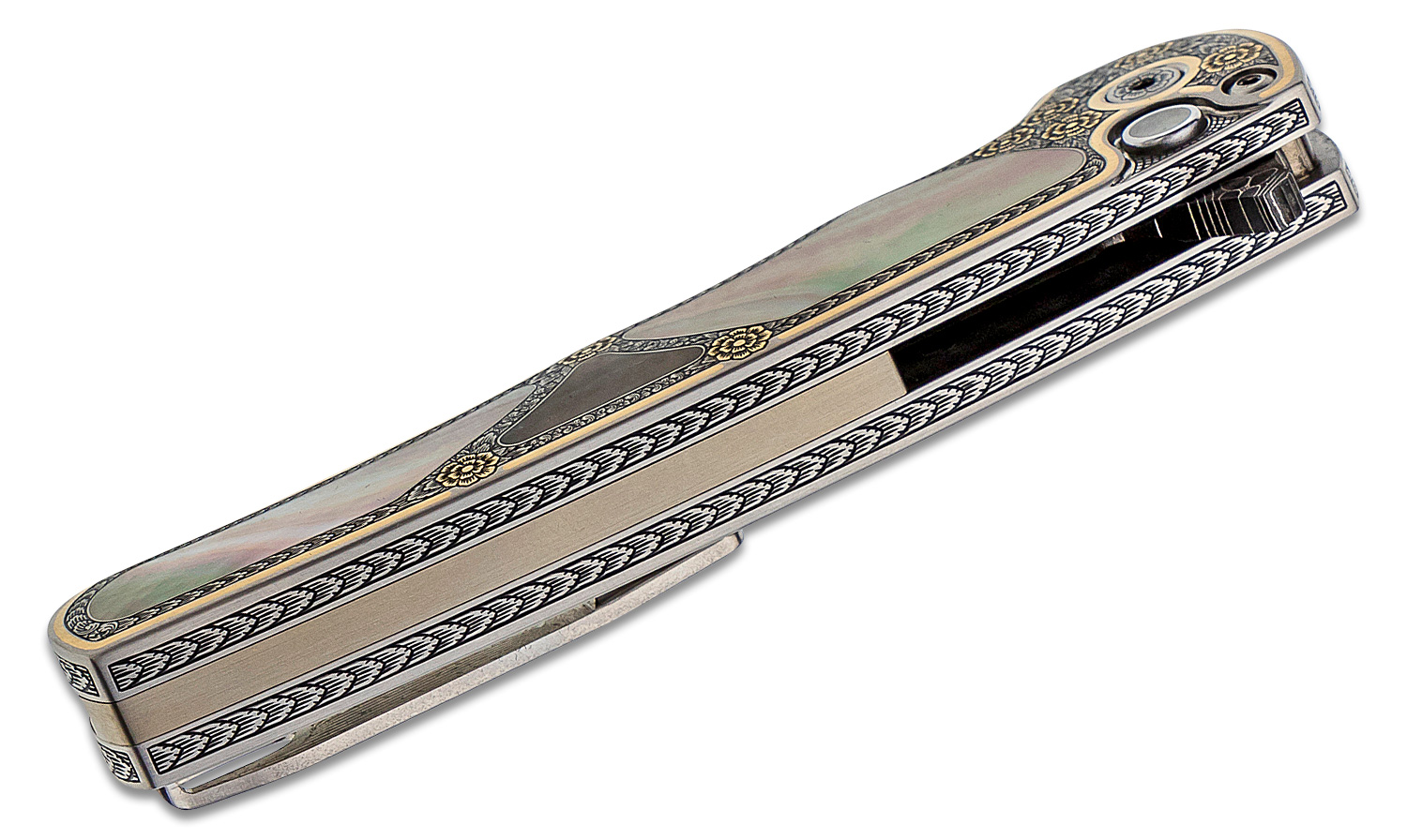 Pro-Tech Ultimate Custom Malibu Manual Flipper Knife 3.30" Nichols Mind ...