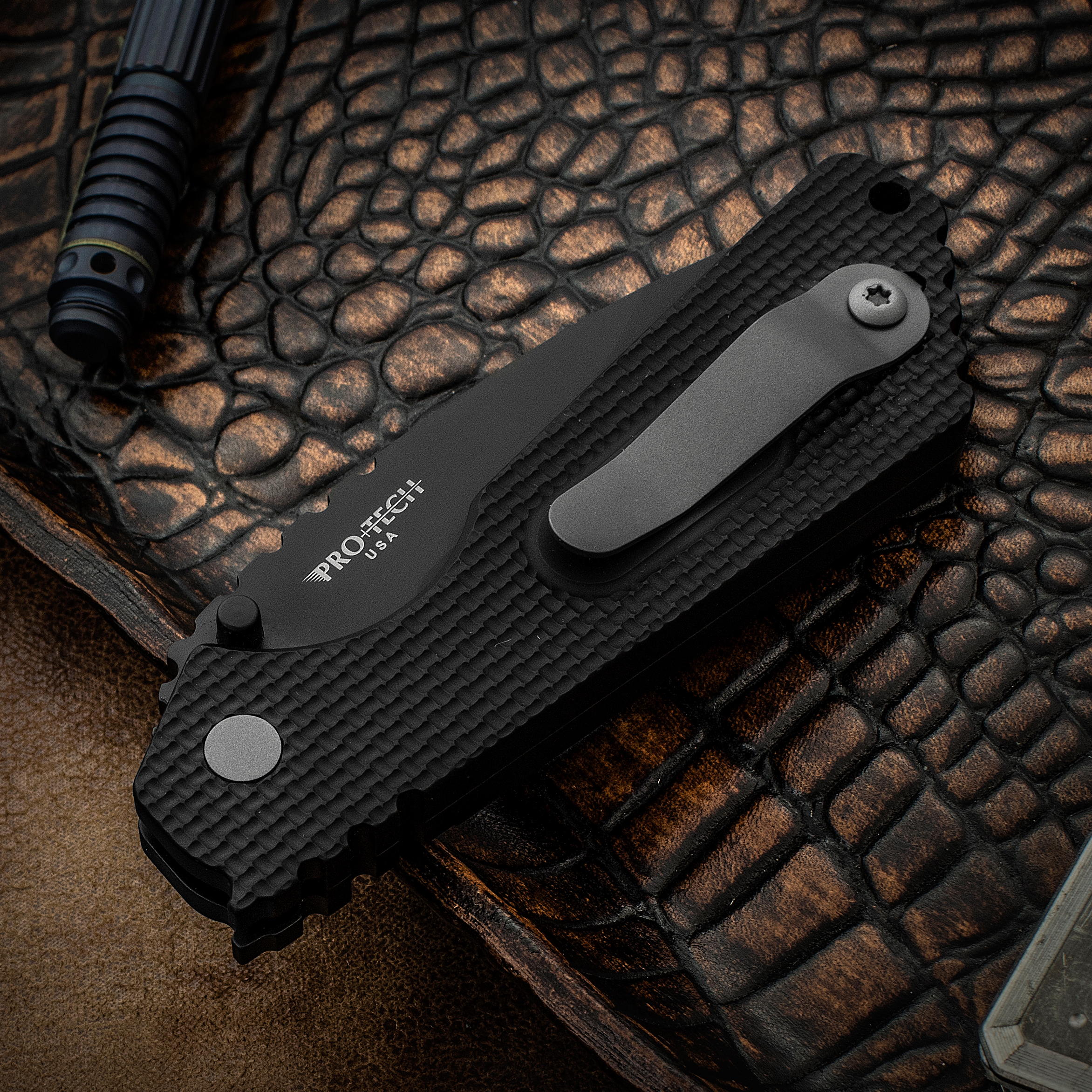 Pro-Tech Strider G9 SnG AUTO Prototype Folding Knife 3.5" 154CM Black ...