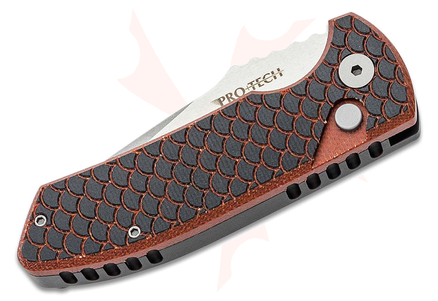 Pro-Tech Les George SBR Short Bladed Rockeye AUTO Folding Knife 2.5" S35VN Stonewashed Plain ...
