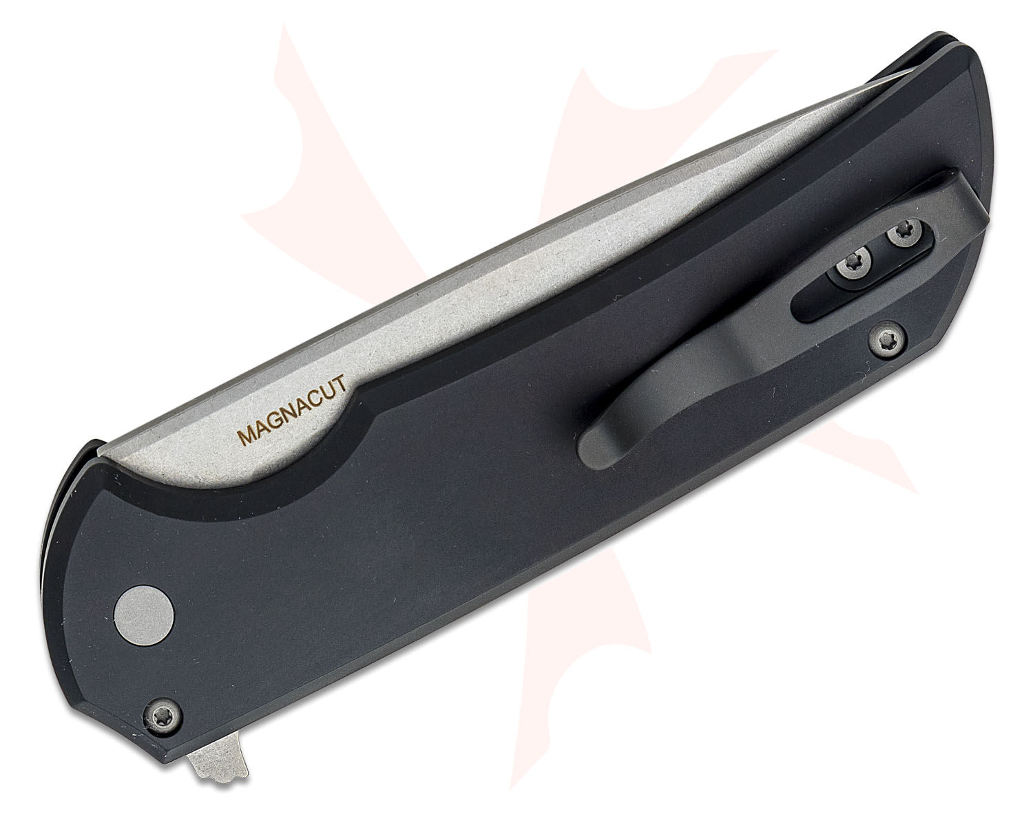 Pro-Tech/Ferrum Forge Mordax Manual Flipper Knife 3.75" CPM-MagnaCut ...