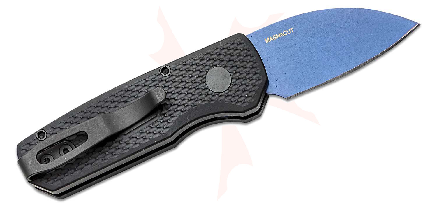 Pro-Tech R5305 Runt 5 AUTO Folding Knife 1.94" CPM-MagnaCut Sapphire ...