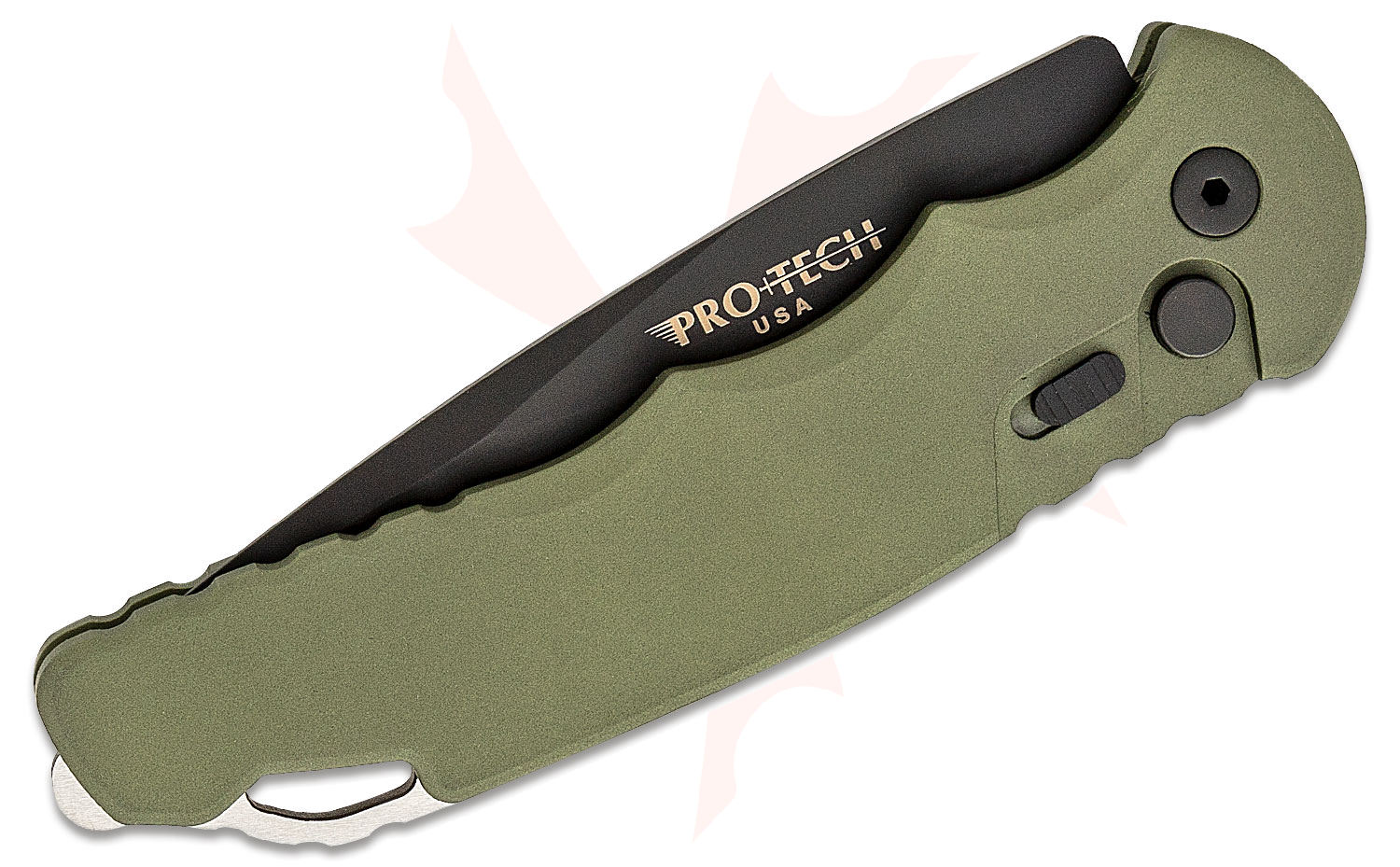 Pro-Tech TR-4.3 AUTO Folding Knife 4" CPM-D2 Black DLC Plain Blade ...