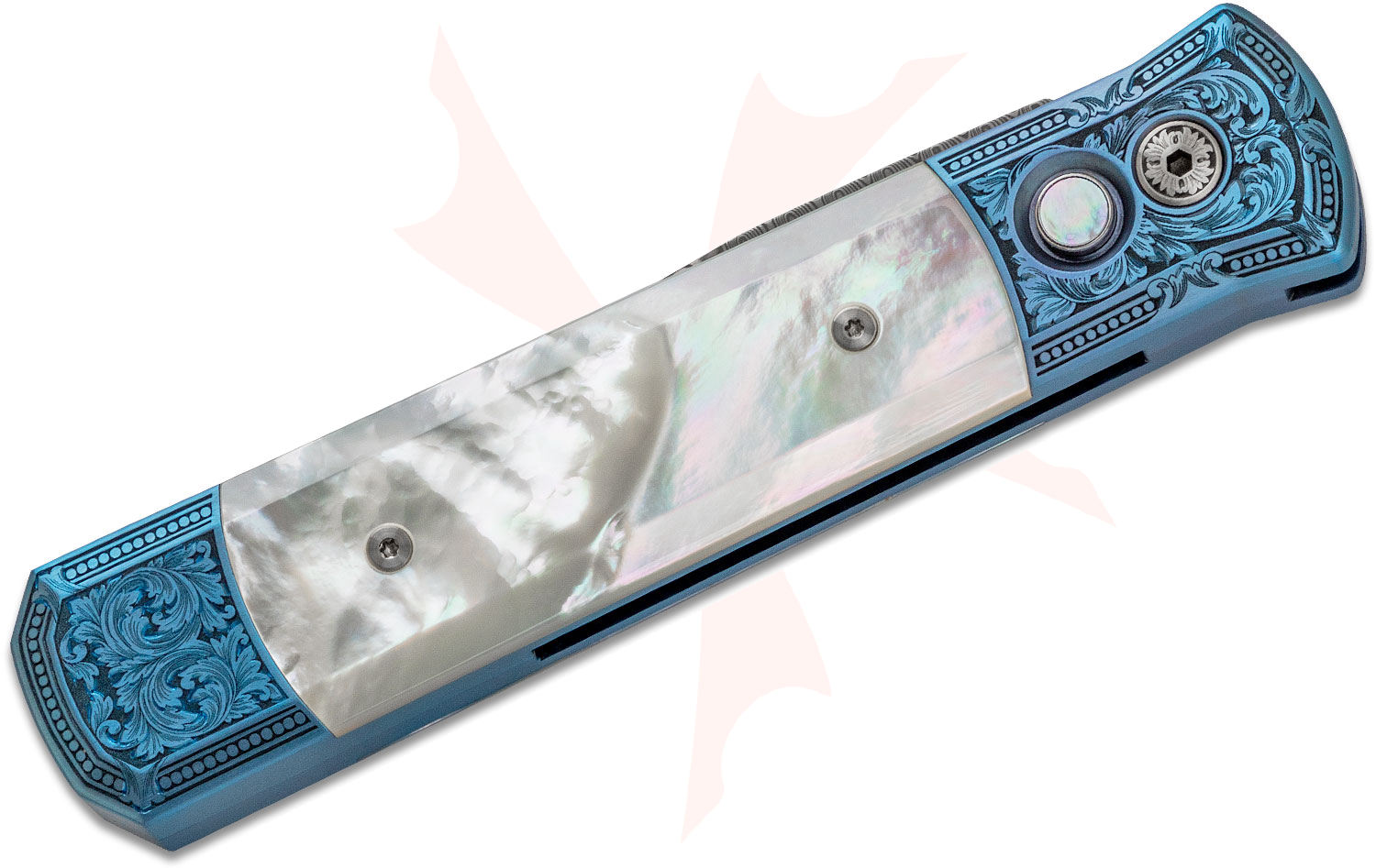 Pro-Tech Ultimate Custom Godfather AUTO Folding Knife 4" Damasteel ...