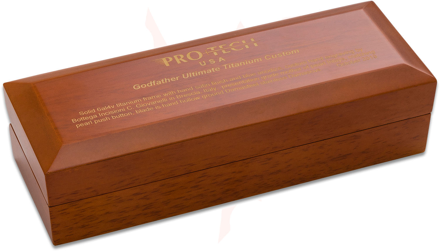 Pro-Tech Ultimate Custom Godfather AUTO Folding Knife 4" Damasteel ...