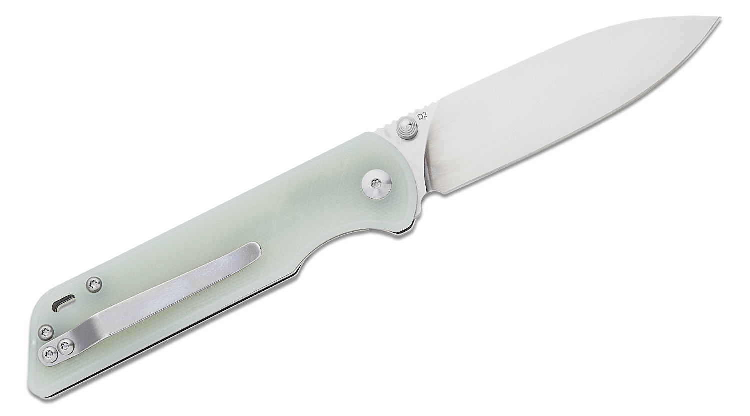 QSP Knives Parrot V2 Liner Lock Folding Knife 3.25" D2 Satin Spear ...