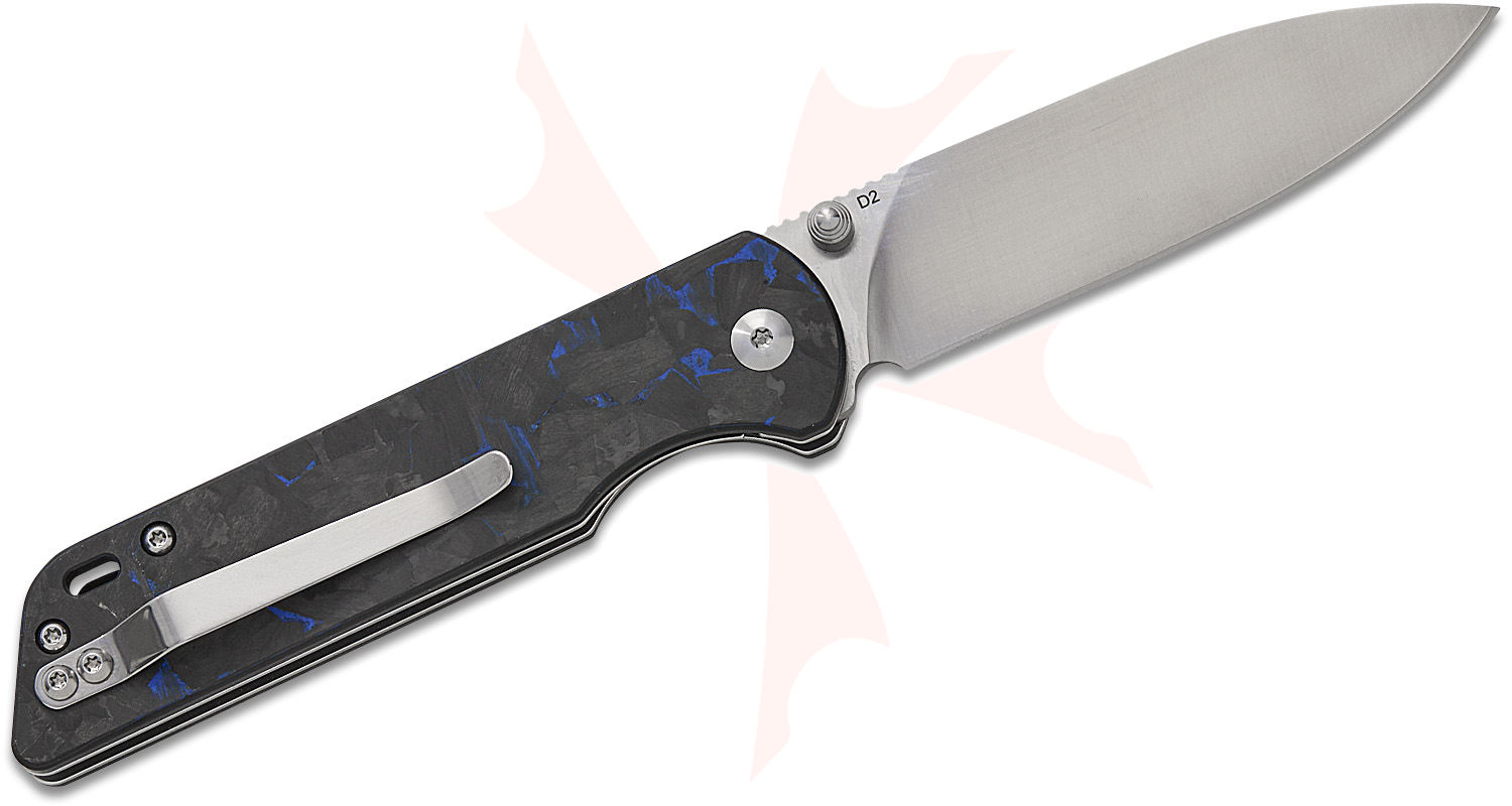QSP Knives Parrot V2 Folding Knife 3.25" D2 Satin Spear Point Blade ...