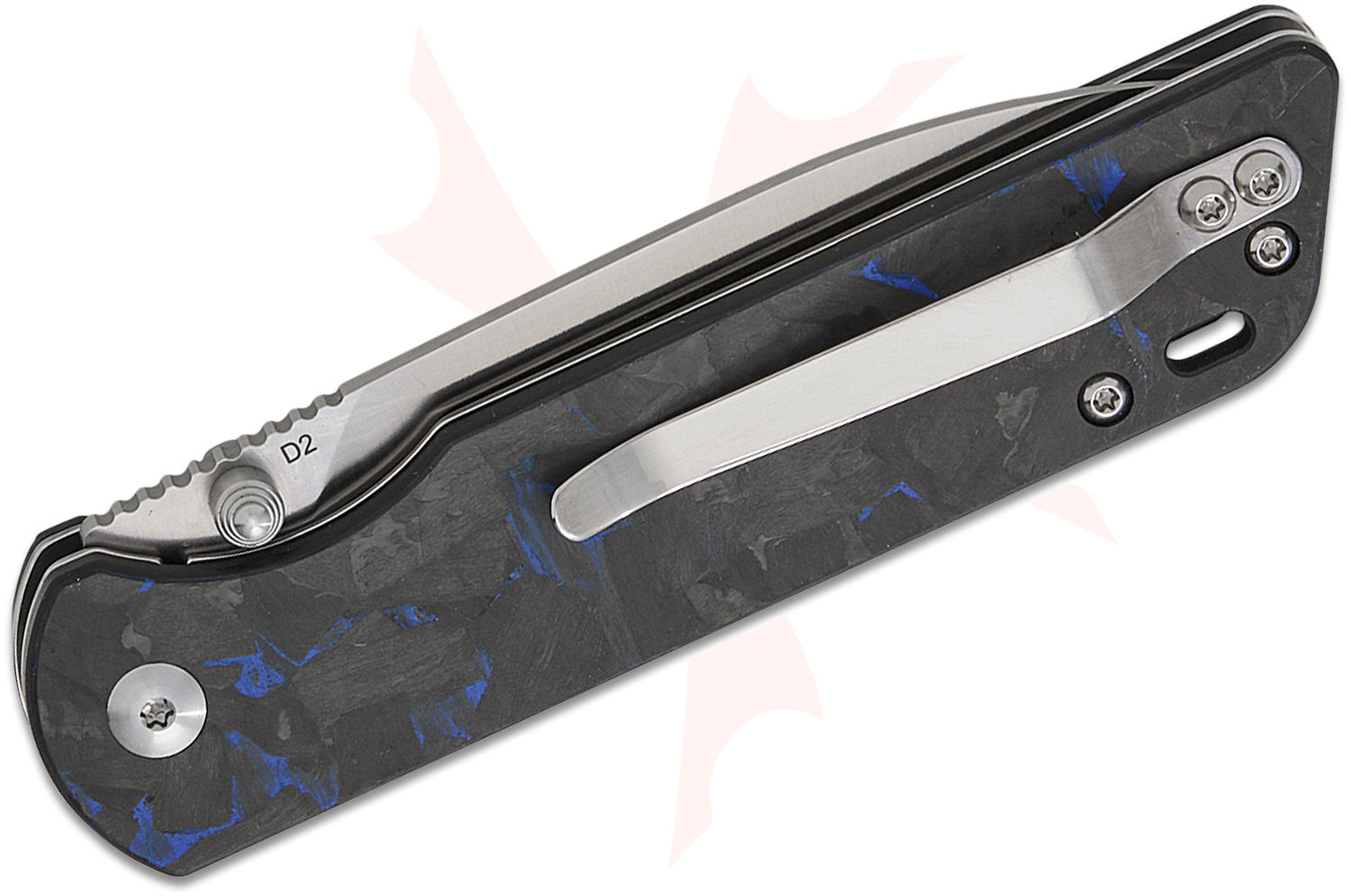 QSP Knives Parrot V2 Folding Knife 3.25" D2 Satin Spear Point Blade ...