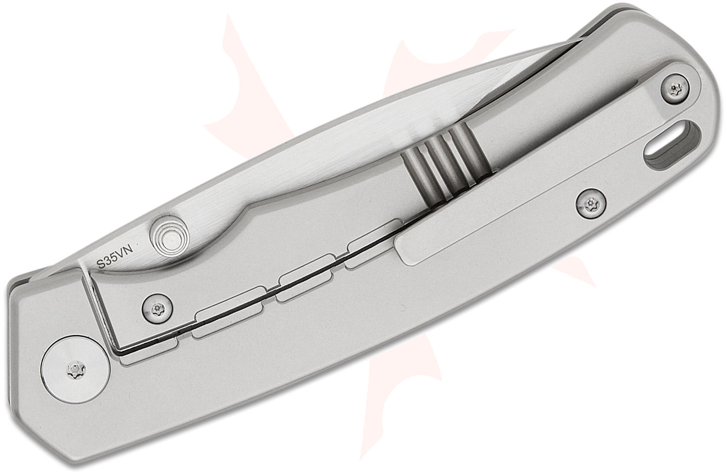 QSP Knives Puffin Folding Knife 3.03" S35VN Satin Drop Point Blade ...