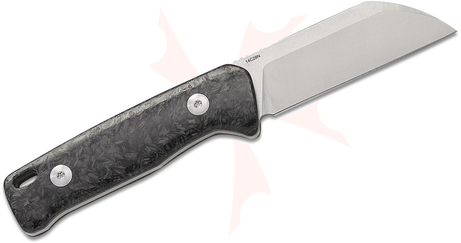 QSP Knives Baby Penguin Fixed Blade Knife 2.53" 14C28N Two-Tone Satin ...