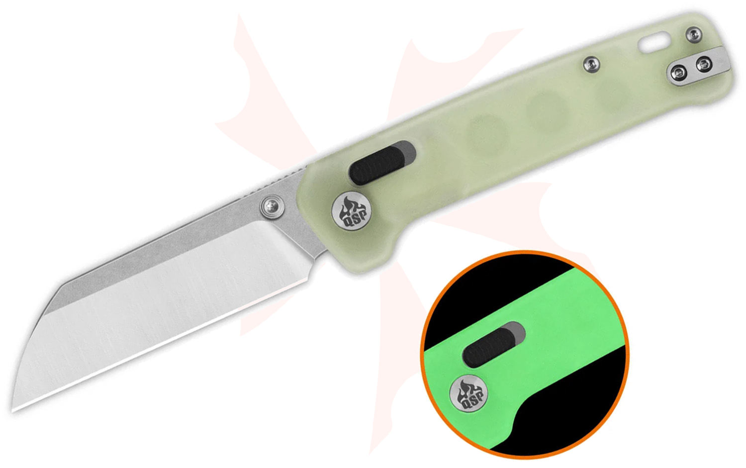 QSP Knives Penguin Glyde Lock Folding Knife 3.06" 14C28N Two-Tone ...