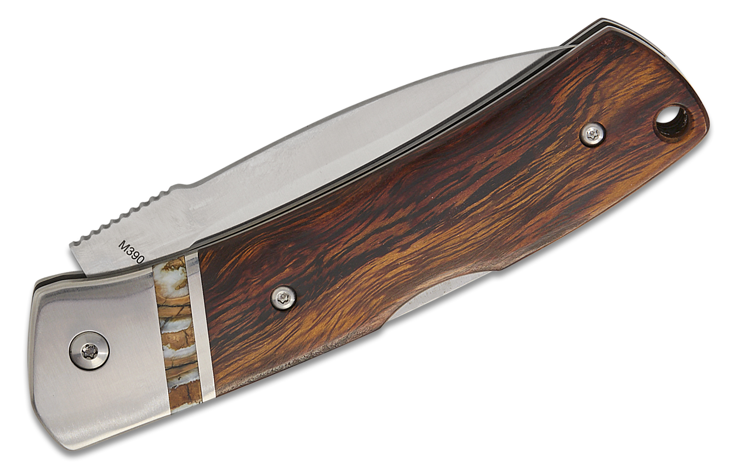 QSP Knives Mustang Limited Edition Folding Knife 3.125" M390 Satin Drop ...