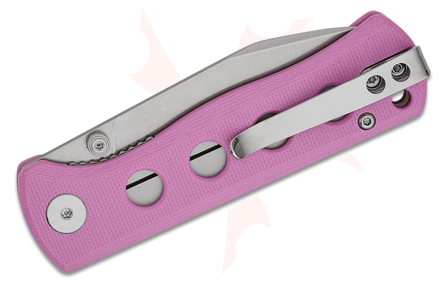 QSP Knives Canary Folding Knife 2.84" 14C28N Stonewashed Drop Point ...