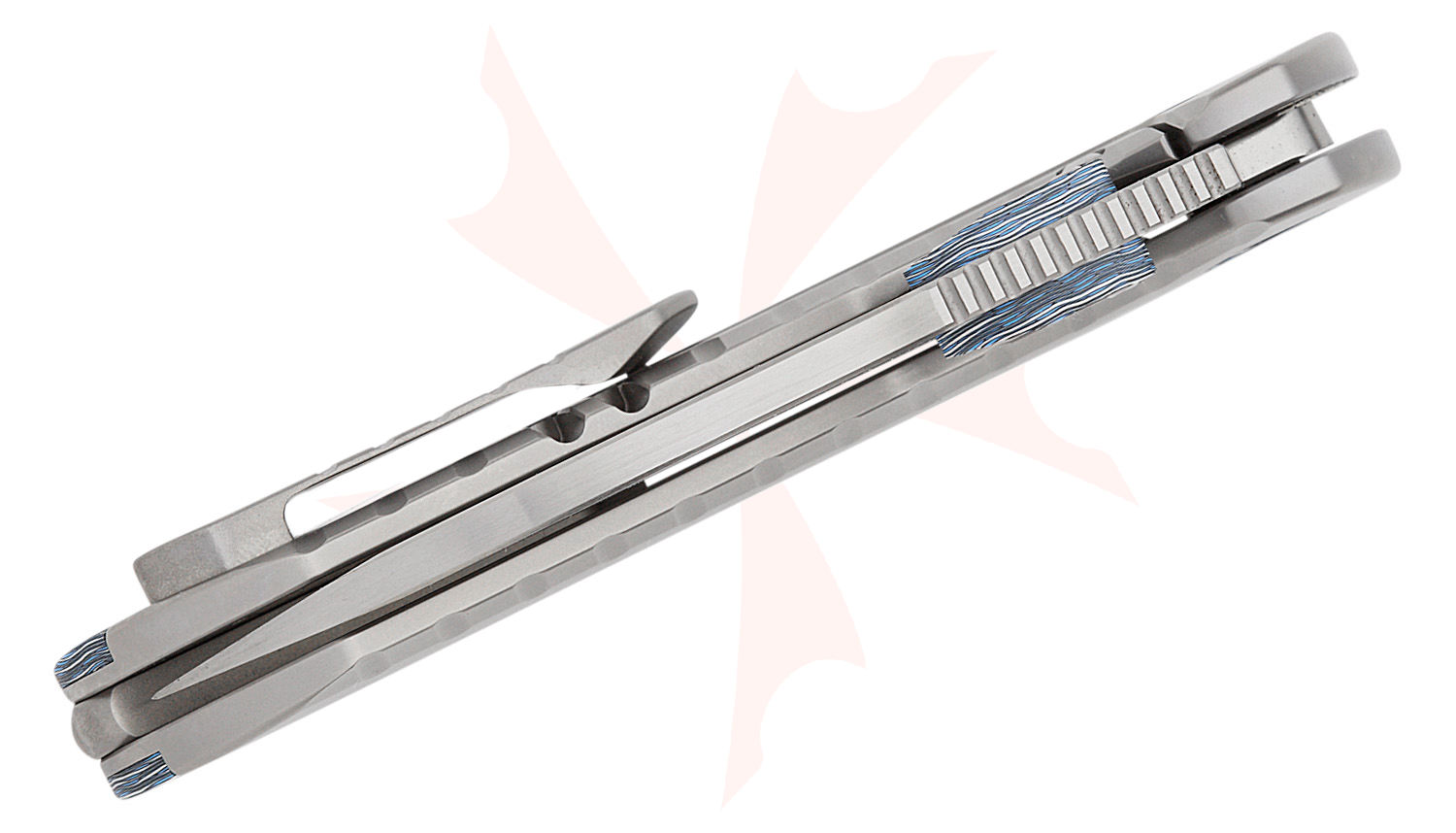 QSP Knives Capybara Frame Lock Flipper Knife 3.06" M390 Belt Satin ...