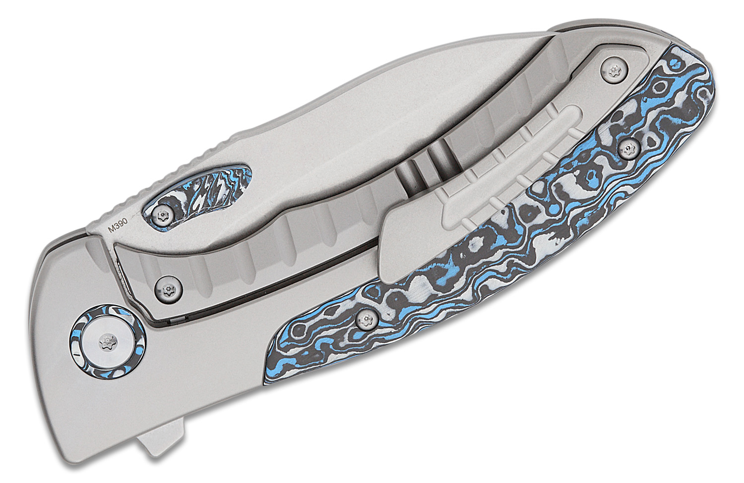 QSP Knives Capybara Frame Lock Flipper Knife 3.06" M390 Stonewashed ...