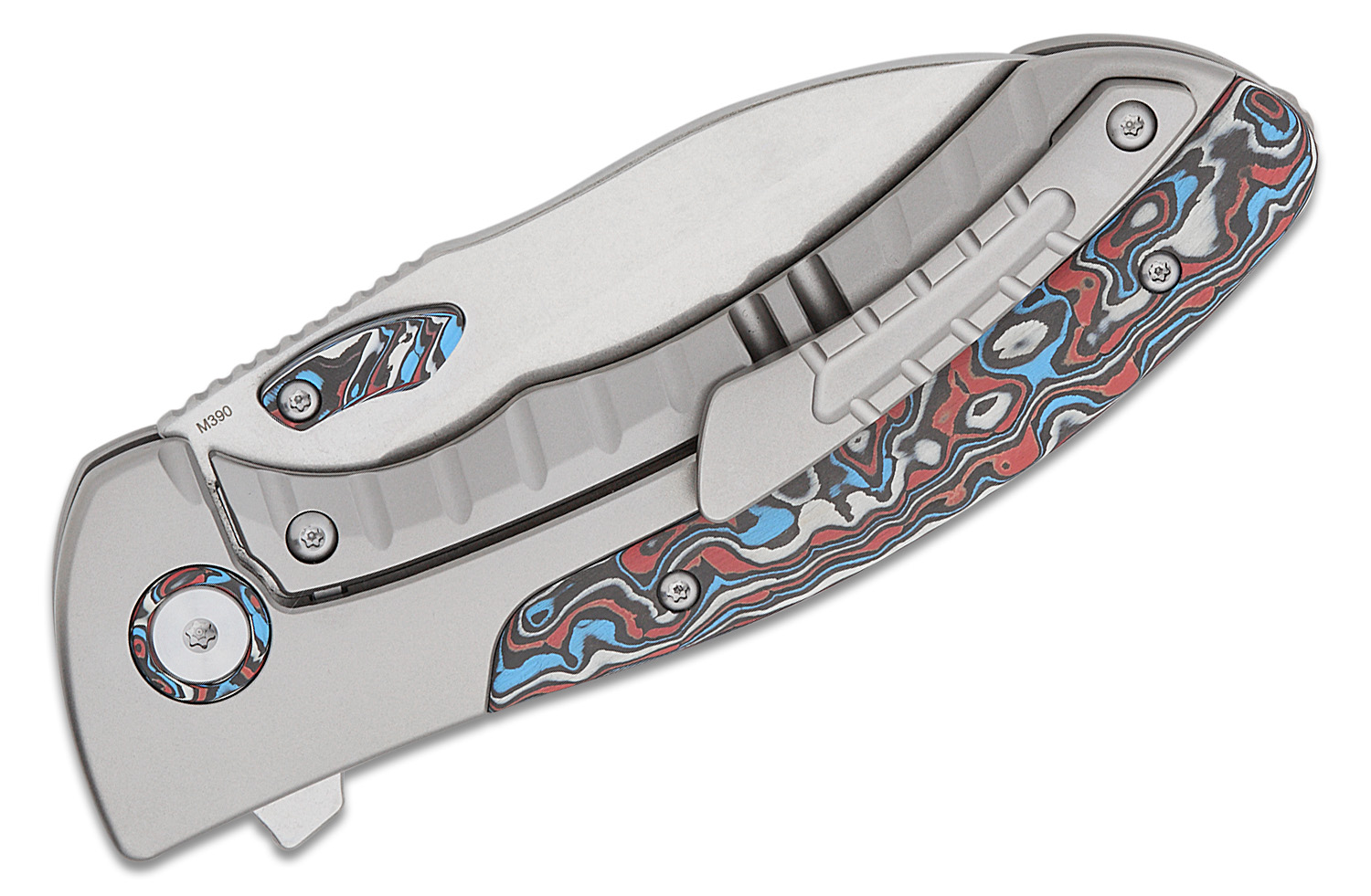 QSP Knives Capybara Frame Lock Flipper Knife 3.06" M390 Stonewashed ...