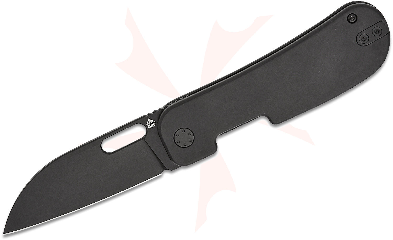 QSP Knives Jacob Lundquist Variant PE Liner Lock Front Flipper Knife 3. ...