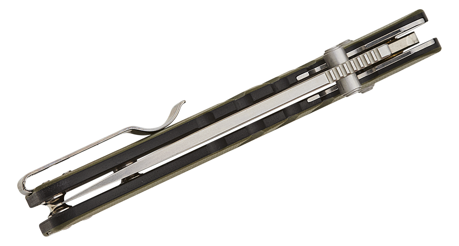 QSP Knives Keanu Alfaro Ripley Glyde/Crossbar Lock Folding Knife 3.5 ...